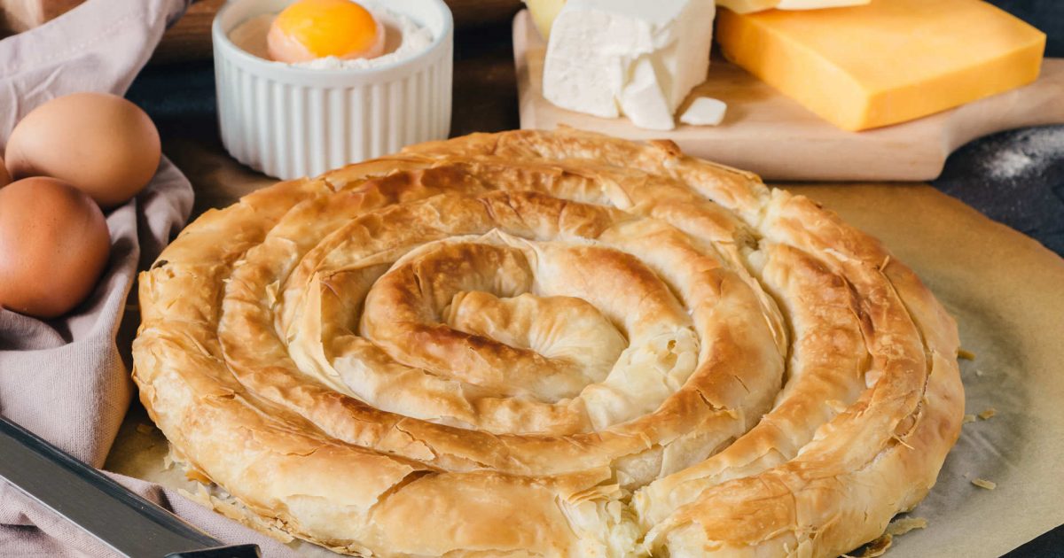 Τυρόπιτα Στριφτή - Χρυσή Ζύμη