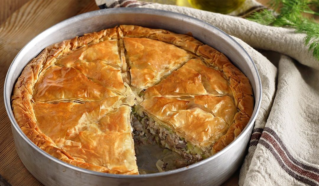 Κρεατόπιτα με Πράσα ή Γκιζλεμόπιτα |Συνταγή | Χρυσή Ζύμη
