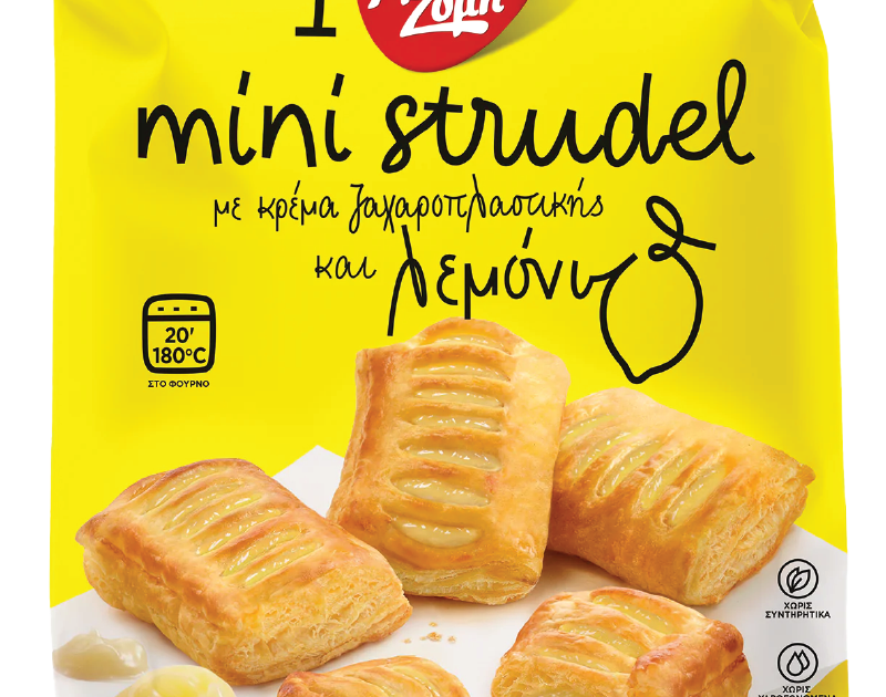 Mini Strudel with Lemon - Χρυσή Ζύμη